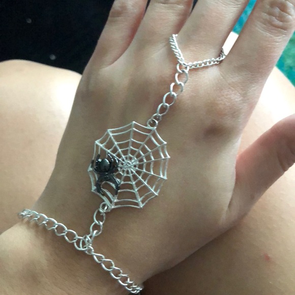 Jewelry | Spider Web Hand Chain | Poshmark